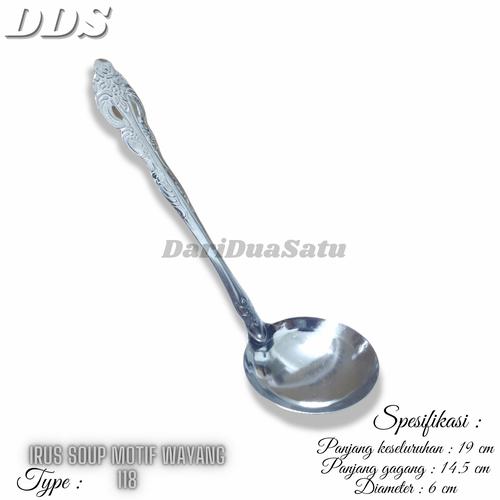 Jual Sendok Sop Sayur Kuah Irus Wayang Soup Stainless - Jakarta Barat ...