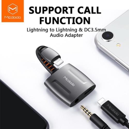 Jual MCDODO Sambungan Adaptor Audio Lightning to Lightning + Jack 3.5MM - Kota Tangerang Selatan ...