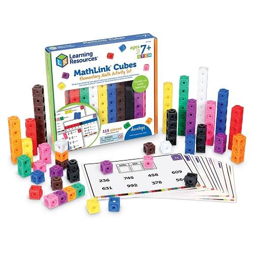 Jual Learning Resources MathLink Cubes Elementary Math Activity Set ...