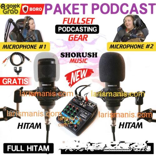 Jual PAKET PODCAST Mic Microphone BM800 BM 800 Mixer A4 Youtube ...