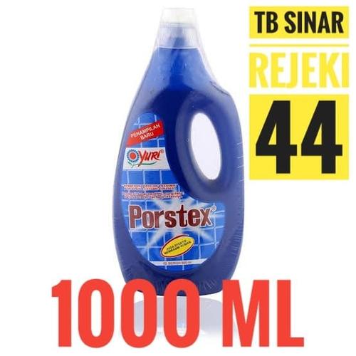 Jual YURI PORSTEX BIRU 1000 ML Pembersih Keramik Porselen PORSTEK ...