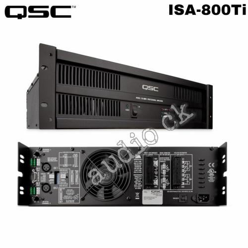 Jual QCS ISA 800Ti POWER AMPLIFIER PER CHANNEL 450WATT 100V ORIGINAL ...