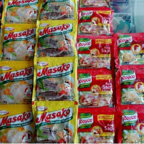 Jual Masako royko bumbu penyedap masakan rencengan isi 12 sachet ...