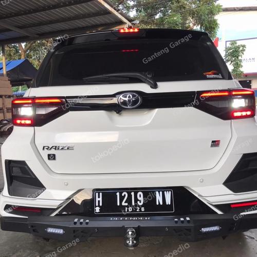 Jual Towing Bar Bumper Besi Raize / Rocky Pengaman Bemper Belakang ...