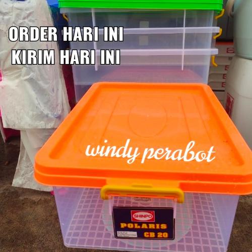 Jual Shinpo 125 Container Box Plastik Polaris CB 20 liter SIP 125 CB20 ...