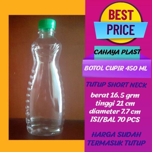 Jual Botol Plastik 450 Ml-Botol Cupir 450 Ml-KHUSUS JNE DAN SICEPAT ...