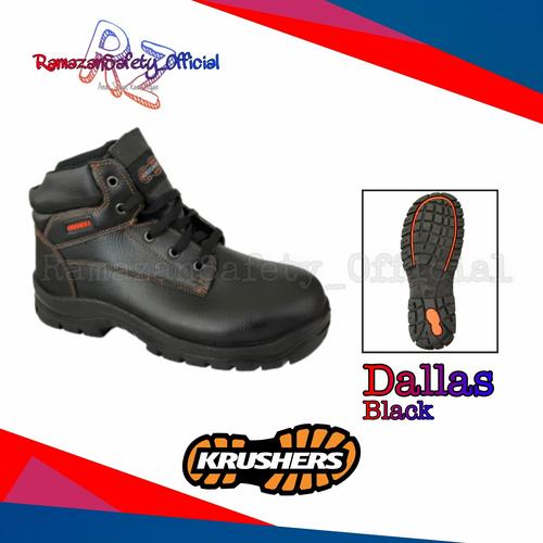 Jual Sepatu Safety Krushers Dallas Original Termurah - Hitam, 37 - Kab ...