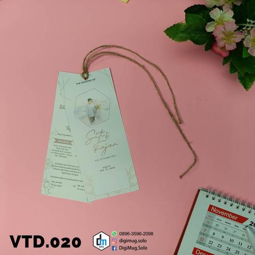 Jual Undangan Nikah Hang Tag| Unik | Simple | Elegan | 20 - Kab ...
