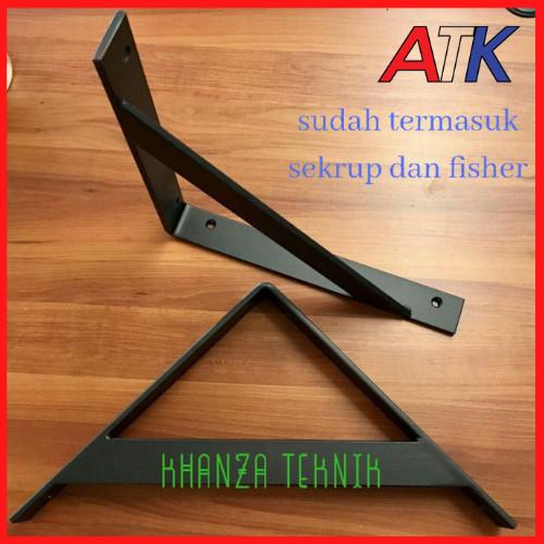 Jual Rak Siku Plat Besi Ambalan Plat Bracket Siku Dinding Besi Siku ...