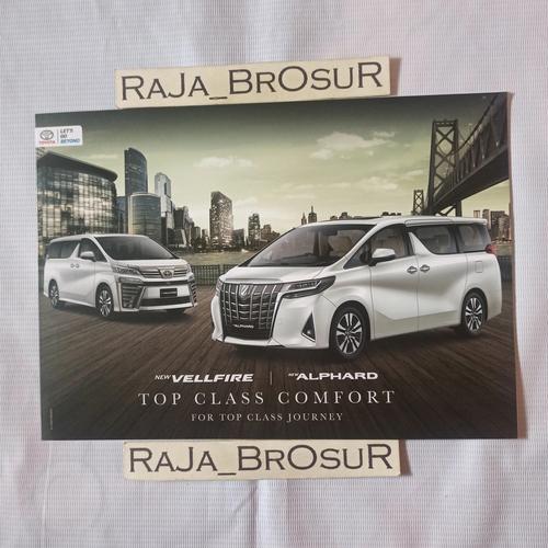 Jual Poster brosur leaflet Toyota New Vellfire Toyota New Alphard 2021 ...