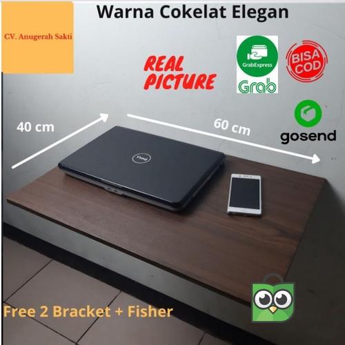 Jual Meja Laptop Lipat Dinding Rak Monitor TV Komputer Tempel Tembok ...