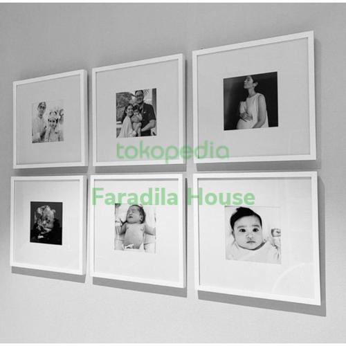 Jual Paket Frame Foto Minimalis 6pcs - Putih, 9pcs - Kota Depok ...