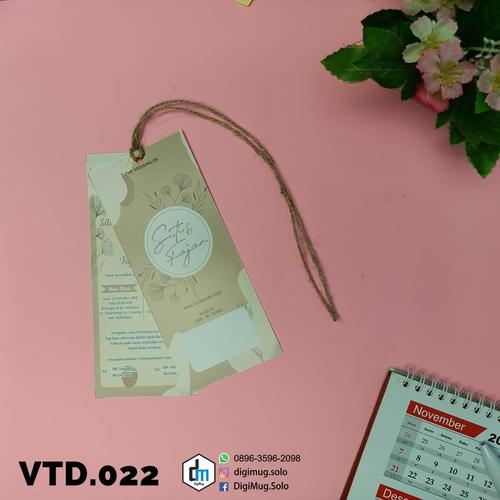 Jual Undangan Nikah Hang Tag| Unik | Simple | Elegan | 22 - Kab ...