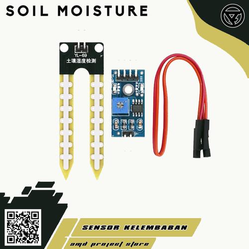 Jual Modul Sensor Kelembaban Tanah Soil Moisture Hygrometer Module FC ...