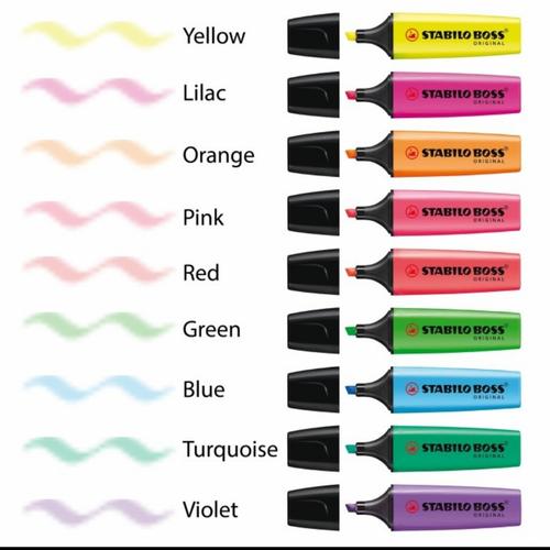 Jual STABILO BOSS ORIGINAL harga satuan (1pcs) - violet - Jakarta Pusat ...