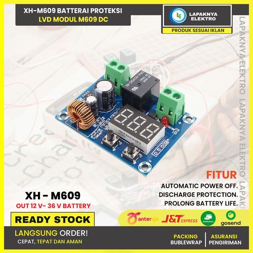 Jual Low Voltage Disconnect XH-M609 Batterai Proteksi LVD Modul M609 DC ...