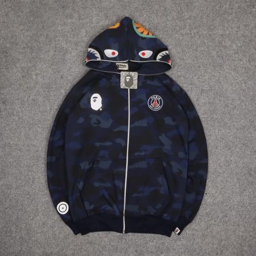 Jual JAKET SWEATER HOODIE BAPE SHRAK WGM x PSG FULL TAG & LABEL FULL ...