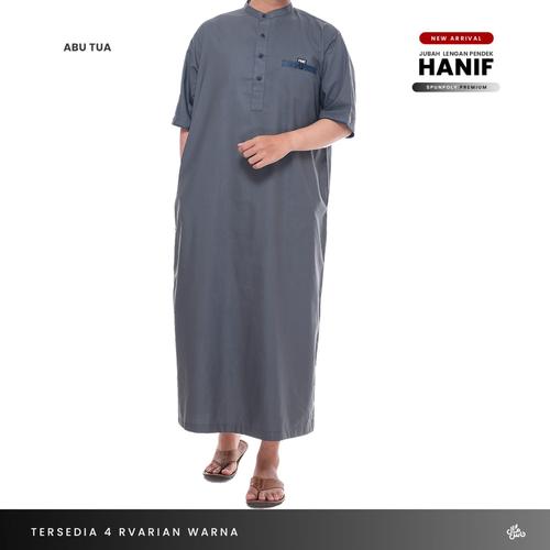 Jual Jubah Baju Gamis Pria Dewasa ikhwan Muslim Koko Hanif Halus Adem ...