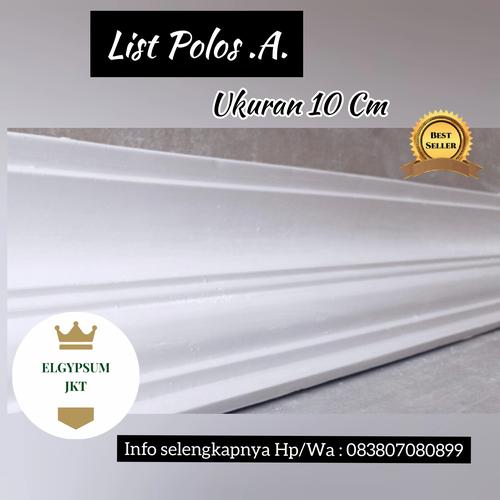 Jual LIST GYPSUM MOTIF POLOS.A 10CM/PLAFON GYPSUM - Jakarta Utara ...