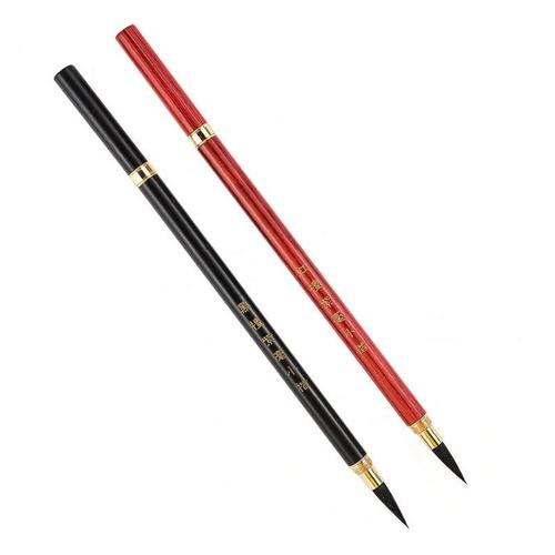 Jual P Brush Pen A Watercolort Brush Brownish Rabbit Hair - Hitam ...