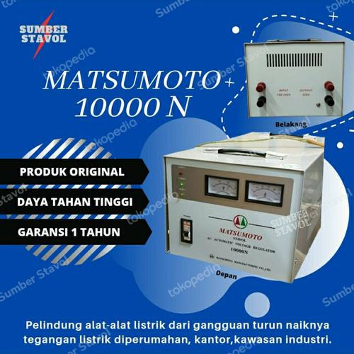 Jual stabilizer matsumoto 10000 N - Jakarta Pusat - Sumber Stavol ...