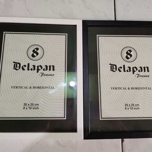 Jual Bingkai Foto / Frame Foto kayu Minimalis 10R (20x25) - Putih ...