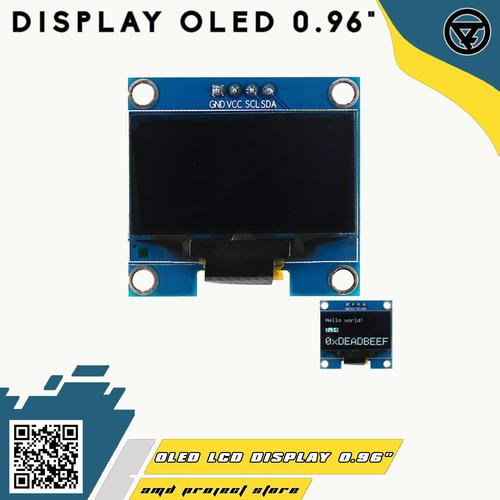 Jual OLED LCD Display Module 0.96 inch I2C IIC Arduino Modul 128X64 - Putih - Kota Pontianak ...