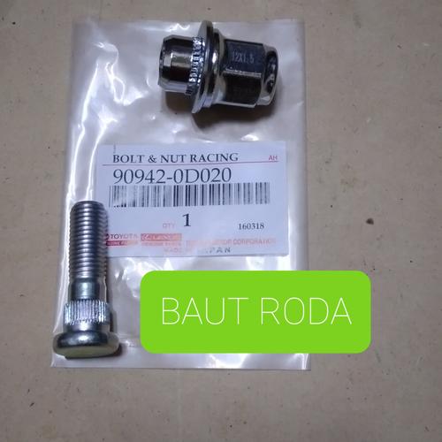 Jual BAUT RODA + MUR RACING ORIGINAL INOVA, VIOS, FORTUNER, YARIS ...