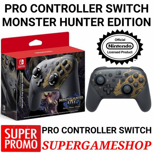 Promo Pro Controller Nintendo Switch Monster Hunter Rise Pro Controller ...