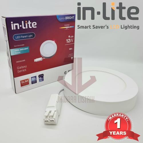 Jual INLITE LED PANEL IN-LITE 12W 12 W 12 WATT BULAT INSS 628R OUTBOW ...