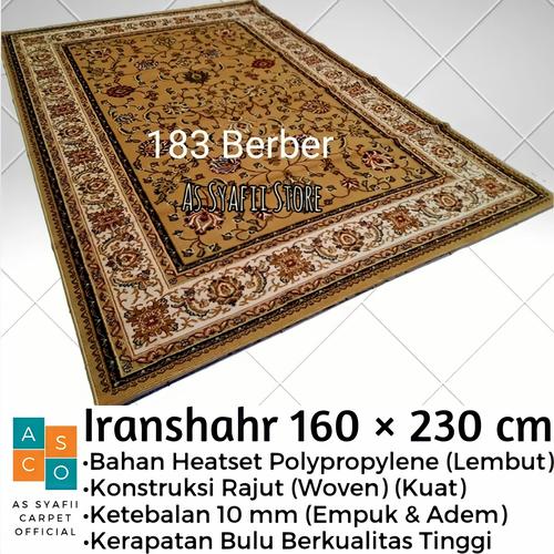 Jual KARPET RUANG TAMU 160×230 KARPET PERMADANI SEMI TURKI TURKEY IRANSHAR - Cream - Kota Bekasi ...