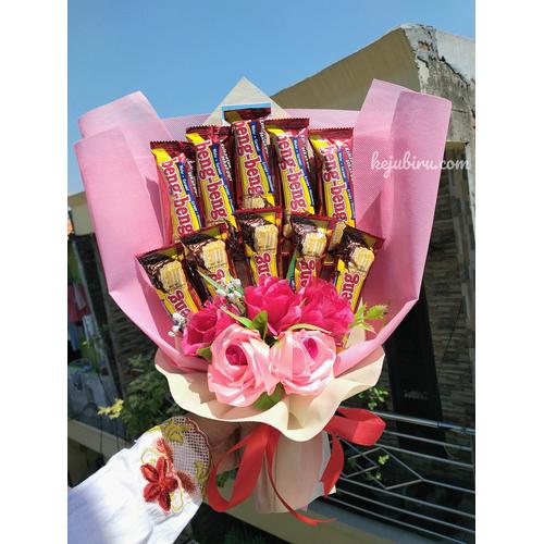 Jual SNACK BUCKET / SNACK DAN BUCKET BUNGA / BUKET ULANG TAHUN / WISUDA ...