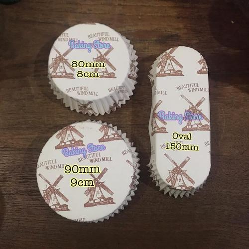 Jual Cases Roti Windmill - Cup Kincir Roti Bulat Diameter 9cm 200lmbr ...
