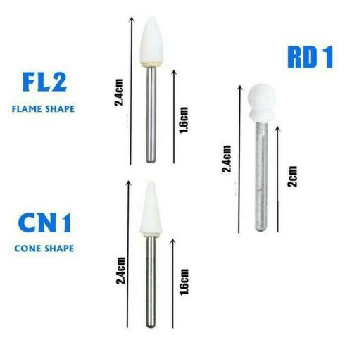 Jual Dental bur arkansas stone highspeed bur alpin poles GIC polishing ...