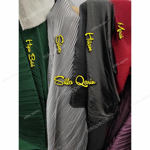 Jual kain plisket premium Rampel / Bahan Kain Plisket Termurah ...