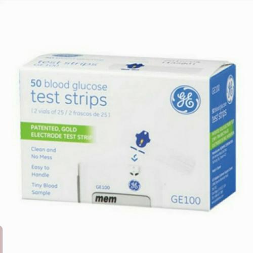 Jual Test Strip Blood Glucose. Strip GE 100 cek gula darah GE100 - Kota ...
