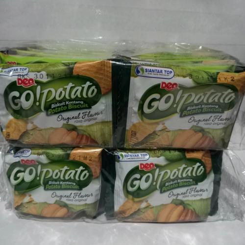 Jual Go Potato Biscuit Kentang Rasa Original 1 pak isi 20 Bks - Jakarta ...