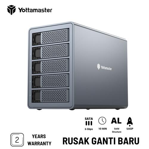 Jual Yottamaster 5 Bay RAID Hard Drive Enclosure (FS5RU3) NAS ...