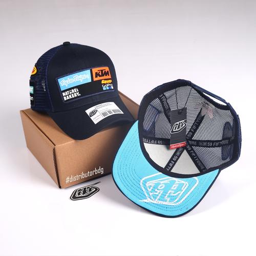 Jual TOPI TLD KTM TEAM NAVY / snapback GoPro /baseball cap/MOTOR CROSS ...