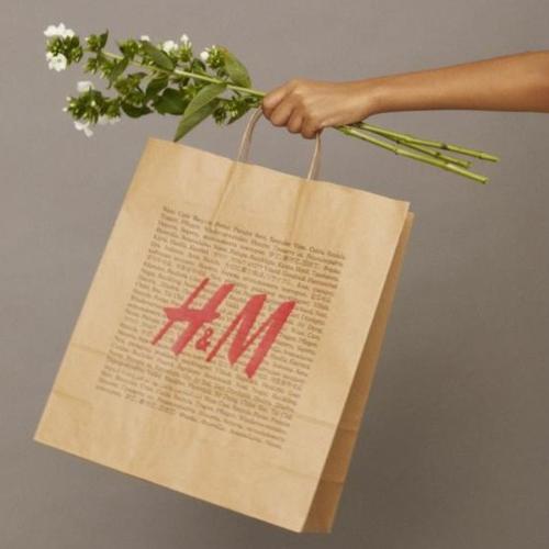 Jual Paper bag H&M Large Brown 100% ORI / Kantong Belanja Coklat H & M ...
