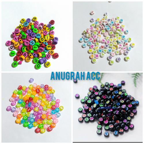 Jual manik mote Alfabet ABC bulat - pastel - Jakarta Utara - ANUGRAH ...