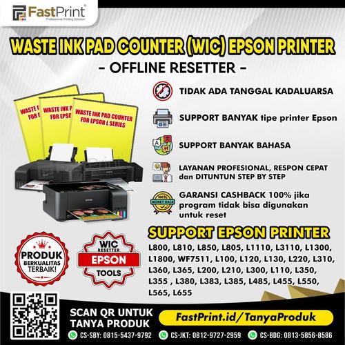 Jual WIC Resetter Epson L120, L130, L220, L310, L360, L365 Offline ...
