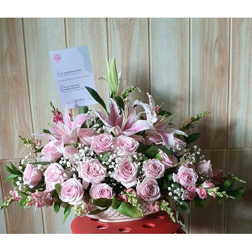 Jual RANGKAIAN BUNGA SEGAR | BUNGA MEJA | BUNGA KANTOR CONGRATULATIONS ...