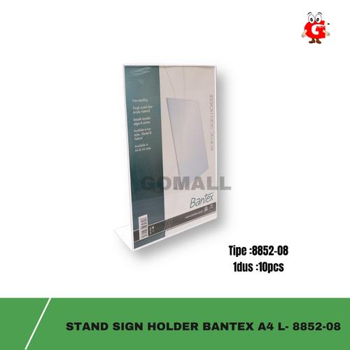Jual Stand Sign Holder Bantex A4 L / Bantex Slanted Sign Holder A4 ...