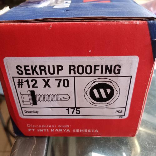 Jual SEKRUP ROOFING 7 CM / BAUT ROOFING 7 CM WILSON BOX ISI 175 PCS ...