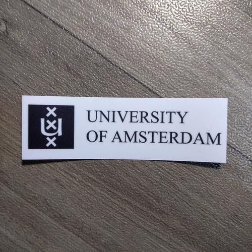 Jual Sticker Stiker Kampus University of Amsterdam Belanda - Kota ...