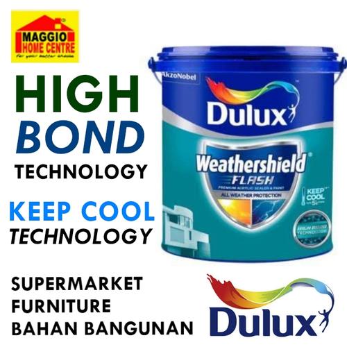 Jual Cat Eksterior - Cat Tembok - Weathershield Flash 2,5L - Dulux ...
