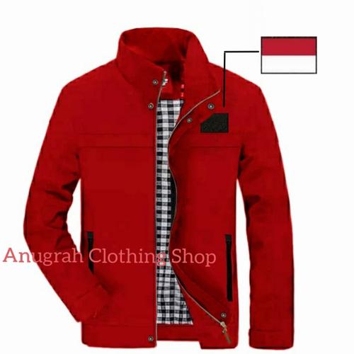 Jual JAKET PARKA GARUDA INDONESIA/JAKET MERAH PUTIH - Hijau army, XXL ...