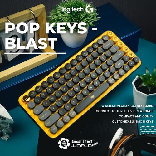 Jual Logitech POP Keys Keyboard Wireless Bluetooth Mechanical Compact ...