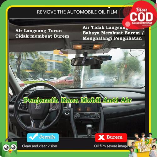 Promo Pelapis kaca mobil dari air hujan tahan 30 hari isi 100 ml - efek ...